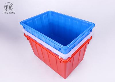 China W120l imprimiu a injeção plástica forte empilhável do HDPE dos recipientes de armazenamento moldada à venda
