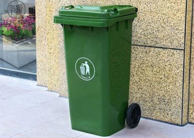 Cina Recipienti di plastica robusti dei rifiuti di verde 240ltr dei rifiuti con un HDPE di gomma di due ruote in vendita