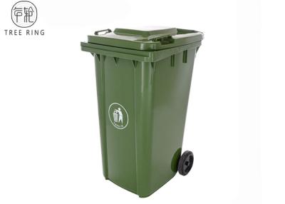 Cina Recipienti di plastica robusti dei rifiuti di verde 240ltr dei rifiuti con un HDPE di gomma di due ruote in vendita