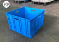 China Solid Compact Cube Euro Stacking Containers 50ltr Polypropylene Material for sale
