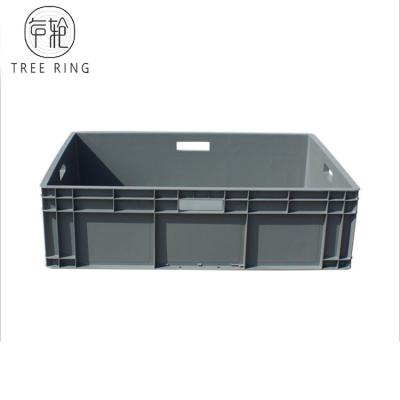 China 800*600*230 Mm Euro Plastic Storage Boxes Tray For Industrial Storage for sale