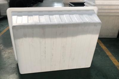 China Heavy Duty Rotomolded Rectangular Tuff  Poly Tapered Tubs On Trolleys For Materials Handling for sale