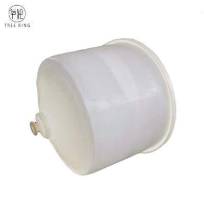 Cina vasca di decantazione di plastica del fondo del cono del PE di 1500L Rotomold con lo scolo per il sistema integrato di acquacoltura e coltura idroponica in vendita