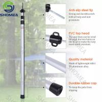 China Custom RV Awning Retractable Support Rod Aluminum 13-28mm OD for sale