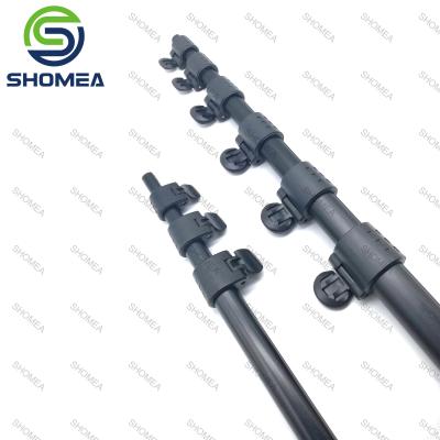 China Custom Adjustable Telescopic Aluminum Tarp Tent Pole for Camping for sale