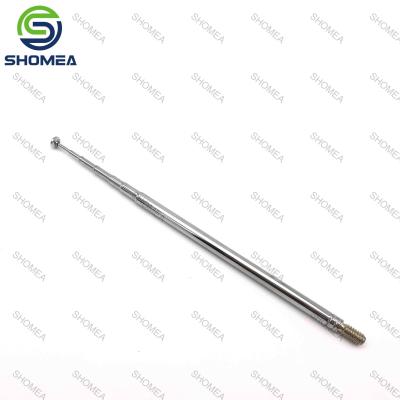 China Custom Stainless Steel Telescopic aerial with male thread for sale