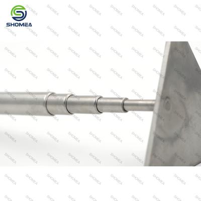 China Custom Stainless steel telescopic rod with welded triangle for sale