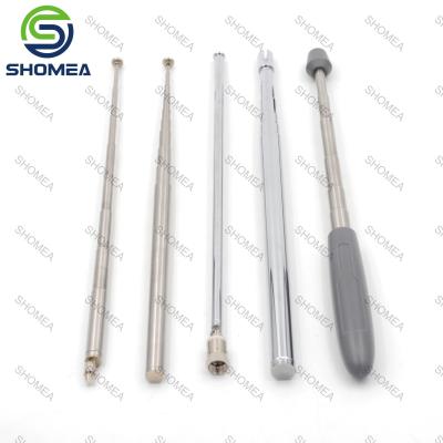 China Custom Stainless steel  telescopic pole with rubber handle for sale
