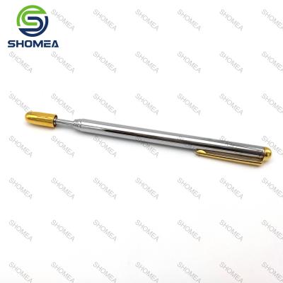 China Custom Brass nickel plated telescopic antenna with gold clip for sale