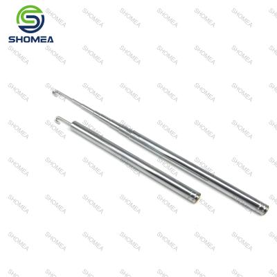 China Custom Brass nickel Chrom plated telescopic rod with hook for sale