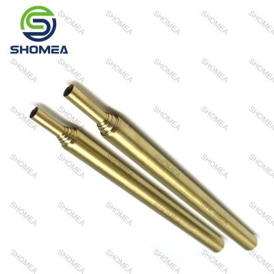China Custom Stainless Steel  Rose gold telescopic straws for sale