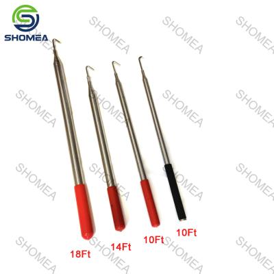 China Custom Stainless steel telescopic golf club with hook for sale