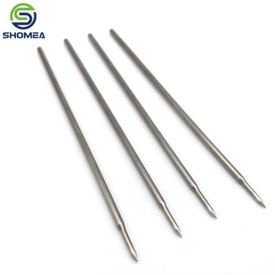 China Shomea Customized small diameter stainless steel swaged needle with pencil point tip for sale