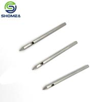 China Customized Stainless Steel Solid Pencil Point Needle M4 Male Thread OD 0.25-15mm for sale