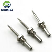 China Customized Stainless Steel Solid Pencil Point Needle M4 Male Thread OD 0.25-15mm for sale