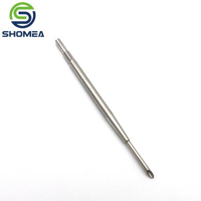 China Shomea Customized Stainless Steel thread needle with bevel end for sale