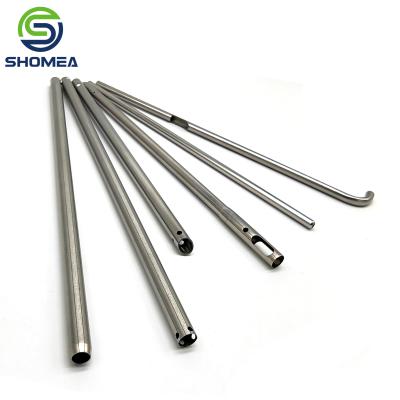 China SHOMEA Customized Small Diameter Thin Wall Stainless Steel Endoscope Cannula for sale