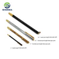 China SHOMEA Customized Brass Nickel Plated Retractable Pen Telescopic Pointer 13-28mm OD for sale