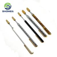 China SHOMEA Customized Brass Nickel Plated Retractable Pen Telescopic Pointer 13-28mm OD for sale