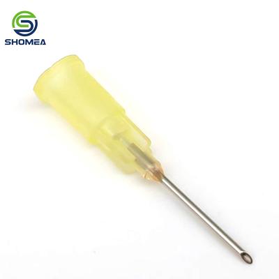China SHOMEA Custom 304/ 316  Stainless Steel Glue dispensing needle with plastic hub base for sale