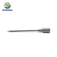China Customized Side Hole Sharp Tip Needle with Knurled Luer Lock Hub for sale