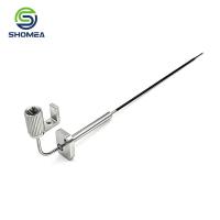 China Customized L Bent Sampling Assembly with Ultra fine Tapered Black Probe for sale