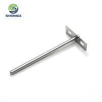 China Customized Polished Probe Fitting With Double Hole Flange for sale