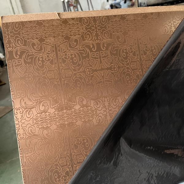 Quality Custom Designed Etched Stainless Steel Plates Anti Corrosion For Furniture Decoration for sale