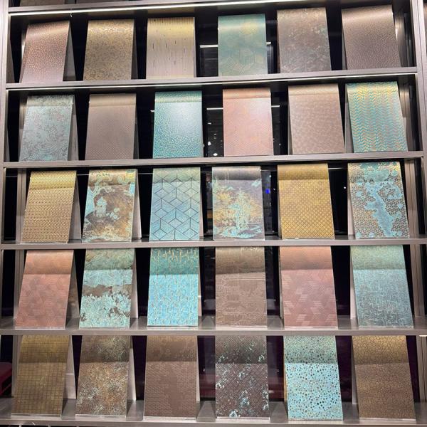 Quality Anti Corrosion Stainless Steel Etching Sheet For Garden Fountains / Building Facades for sale