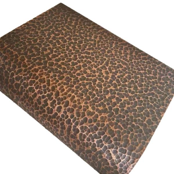 Quality Hand Hammered Stainless Steel Plates Unique Textured For Interior Wall Art Decor for sale