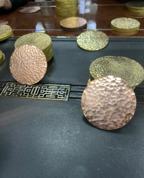 Quality Handmade 304 Hammered Stainless Steel Sheet Rust Proof For Home Decoration for sale