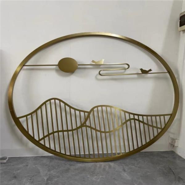 Quality Decorative Stainless Steel Room Partition Minimalist Design For Space Organization for sale