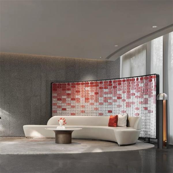 Quality Stainless Steel Metal Room Dividers Partitions Freestanding For Living Area Bedroom for sale