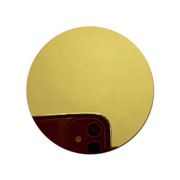 Quality 4x8ft Mirror Stainless Steel Sheet Titanium Gold Plate Anti Scratch For Hotel Decoration for sale