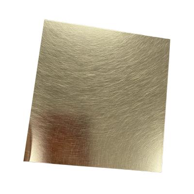 China Random Pattern Brushed Stainless Steel Sheet Non Linear Texture For Home Accent Walls for sale