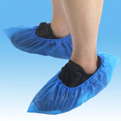 Cina Il peso leggero blu dell'ospedale non slitta le scarpe eliminabili copre il film 20GSM per all'interno in vendita