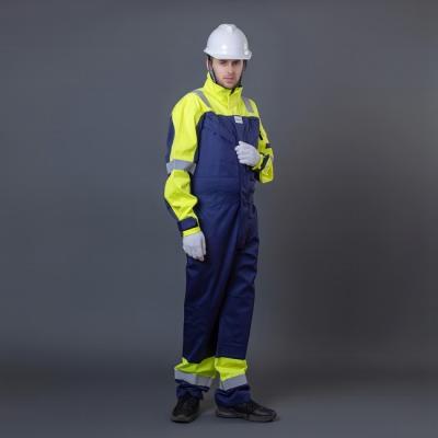 Cina Poliestere ignifugo del cotone 35% del vestiario di protezione 65% di sicurezza del vestito della tuta di sicurezza in vendita