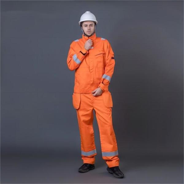 65% Cotton 35% Polyester Safety Work Uniforms NZS Lightweight Fire Retardant Coveralls