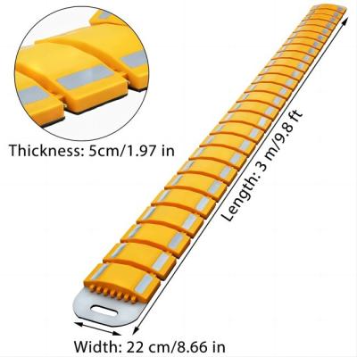Cina 15.05kg che piega lunghezza di gomma portatile delle gobbe 9.8Ft di velocità per le strade della strada privata in vendita