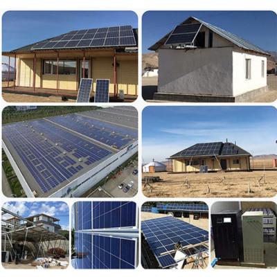 China CE Off Grid Solar System 5000W Solar Panel Kit For Outdoor Camping for sale