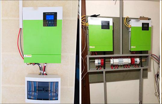 5.5KW à la maison outre de l'inverseur hybride de grille 220V/230V Max Parallel To 12 unités