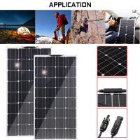 China Waterproof 100W Monocrystalline Solar Panel with High Conversion Efficiency and Flexible Design for sale