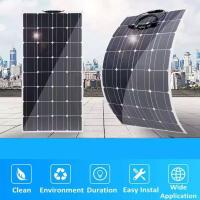 China Waterproof 100W Monocrystalline Solar Panel with High Conversion Efficiency and Flexible Design for sale