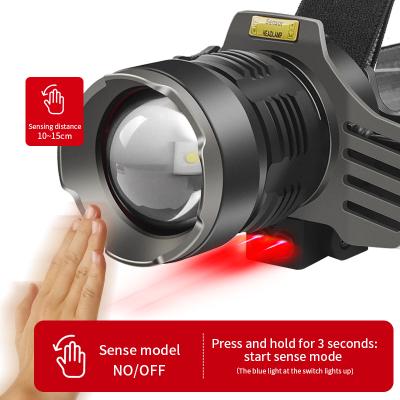 China OEM High Lumen Rechargeable LED Headlamp, Zoomable Waterproof USB-C Head Torch for Outdoor & Work – FT-H651A Series for sale