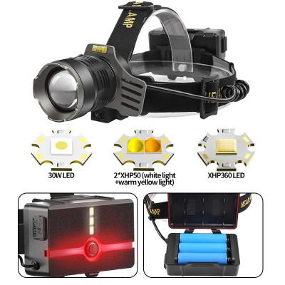 China OEM High Lumen Rechargeable LED Headlamp, Zoomable Waterproof USB-C Head Torch for Outdoor & Work – FT-H651A Series for sale