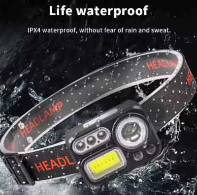 中国 1 LEDヘッドランプの4色 500ルメン超明るいモーションセンサーヘッドランプ 販売のため