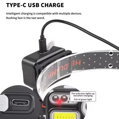 中国 1 LEDヘッドランプの4色 500ルメン超明るいモーションセンサーヘッドランプ 販売のため