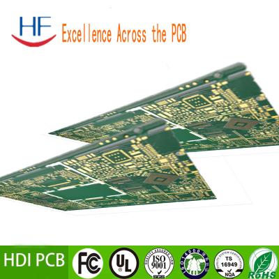China Prototipo de PCB HDI Impreso Fabricación SMD Placa de circuito blanco 2 mil en venta