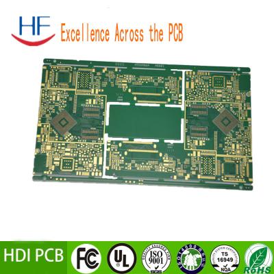 China HDI 8 Schichten Mehrschicht-PCB-Leiterplatte Immersion Gold Oberflächenveredelung zu verkaufen