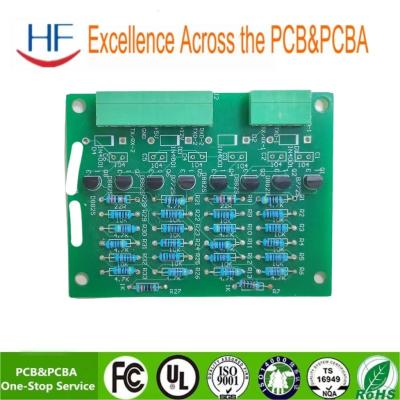 Cina Assemblaggio PCB con maschera di saldatura verde con assemblaggio automatico e finitura superficiale HASL in vendita